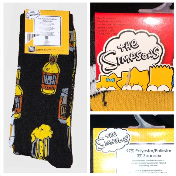 Underwear & Socks | Homer Simpson Socks | Poshmark